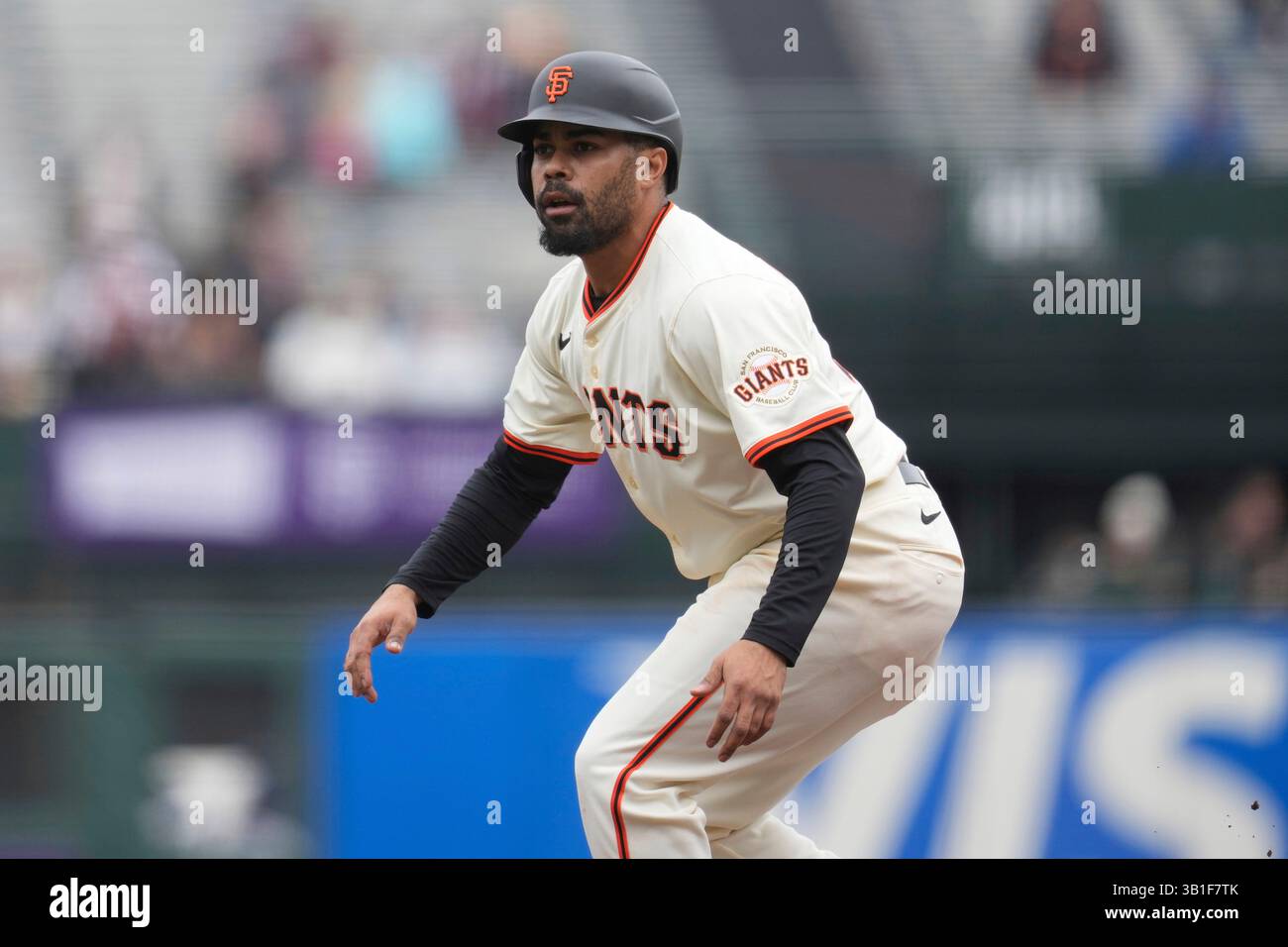 San Francisco Giants' LaMonte Wade Jr. during a baseball game against ...