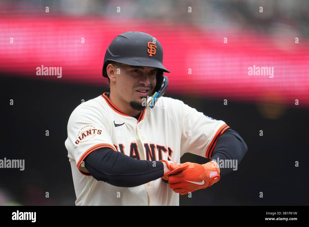 San Francisco Giants' Willy Adames during a baseball game against the ...