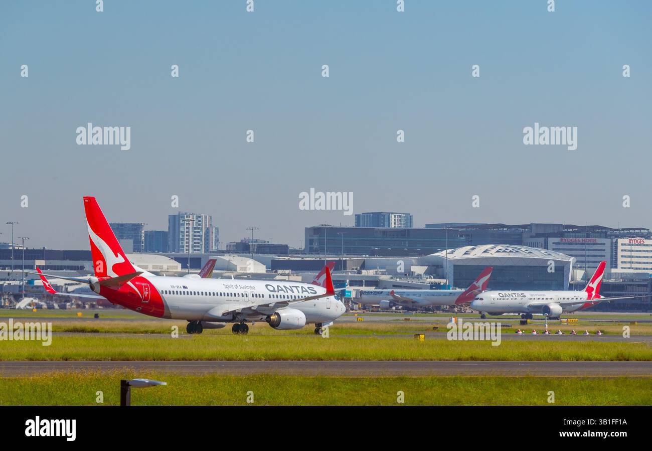 Aircraft movements at Sydney (Kingsford Smith) Airport in Sydney ...