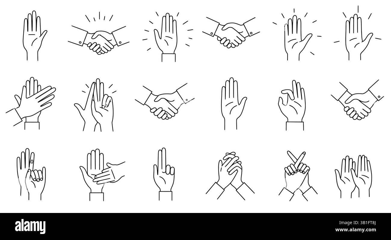 Body language graphics Black and White Stock Photos & Images - Alamy