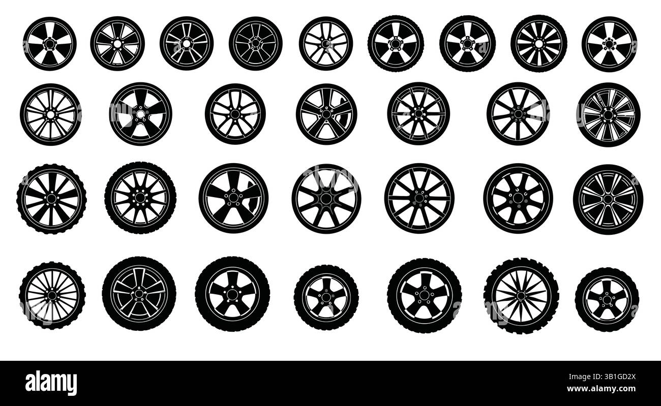 Stylized tire graphics hi-res stock photography and images - Alamy