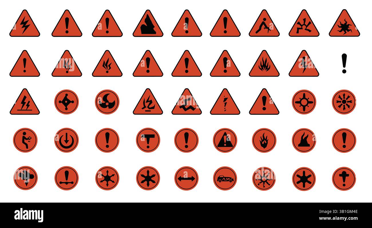 Electrical safety symbols hi-res stock photography and images - Alamy