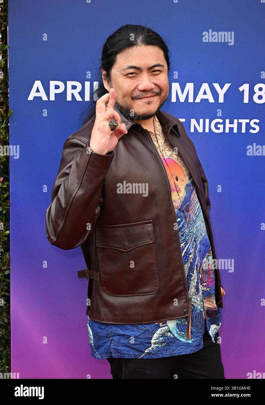 Universal City, USA. 25th Apr, 2025. Kaiji Tang arriving at Universal ...