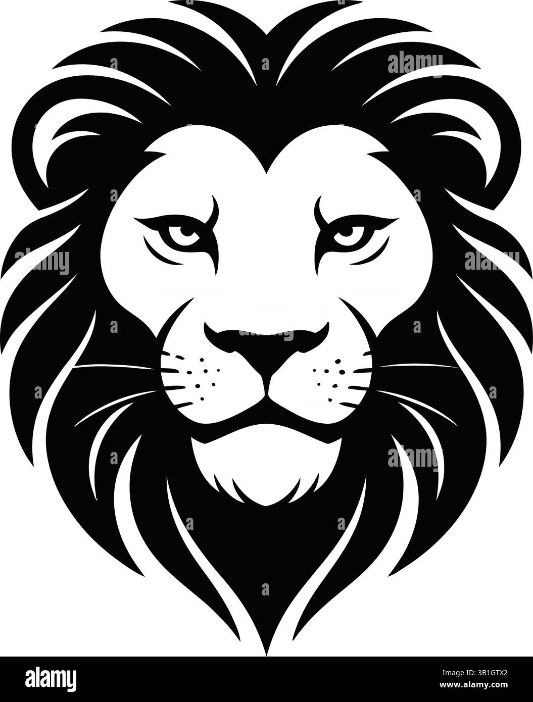 Lion Head vector Stock Vector Image & Art - Alamy
