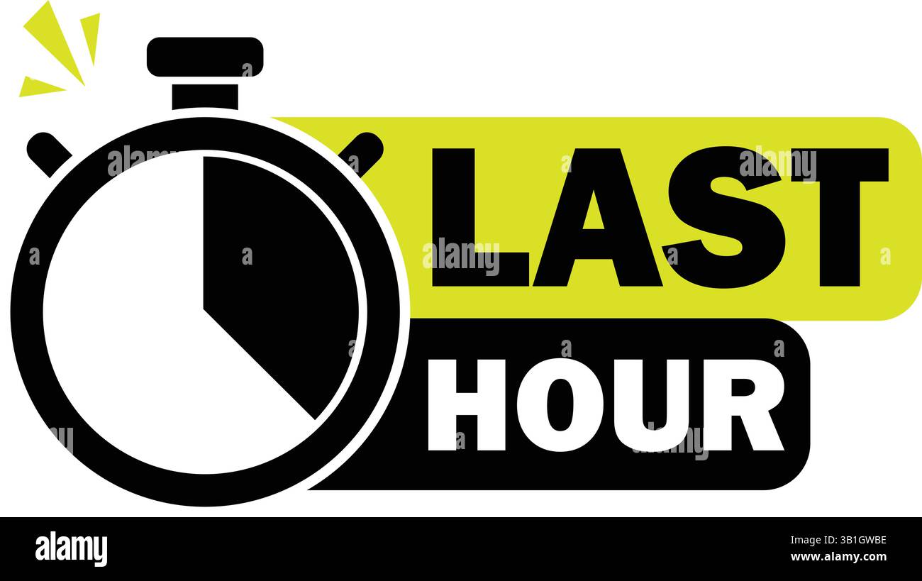 The final hour Stock Vector Images - Alamy