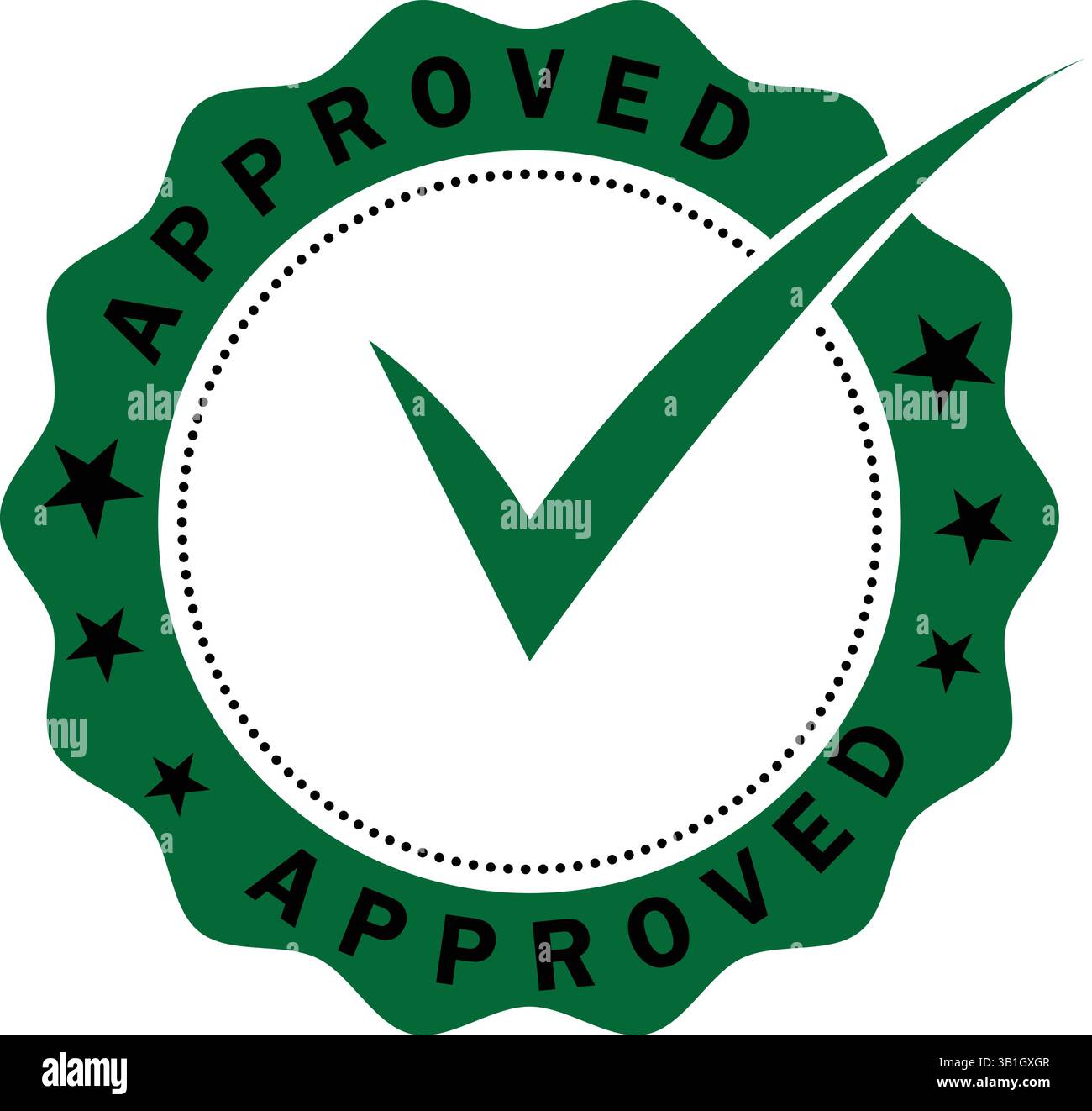 Check Mark Symbol - Approval and Verification Icon Stock Vector Image & Art - Alamy