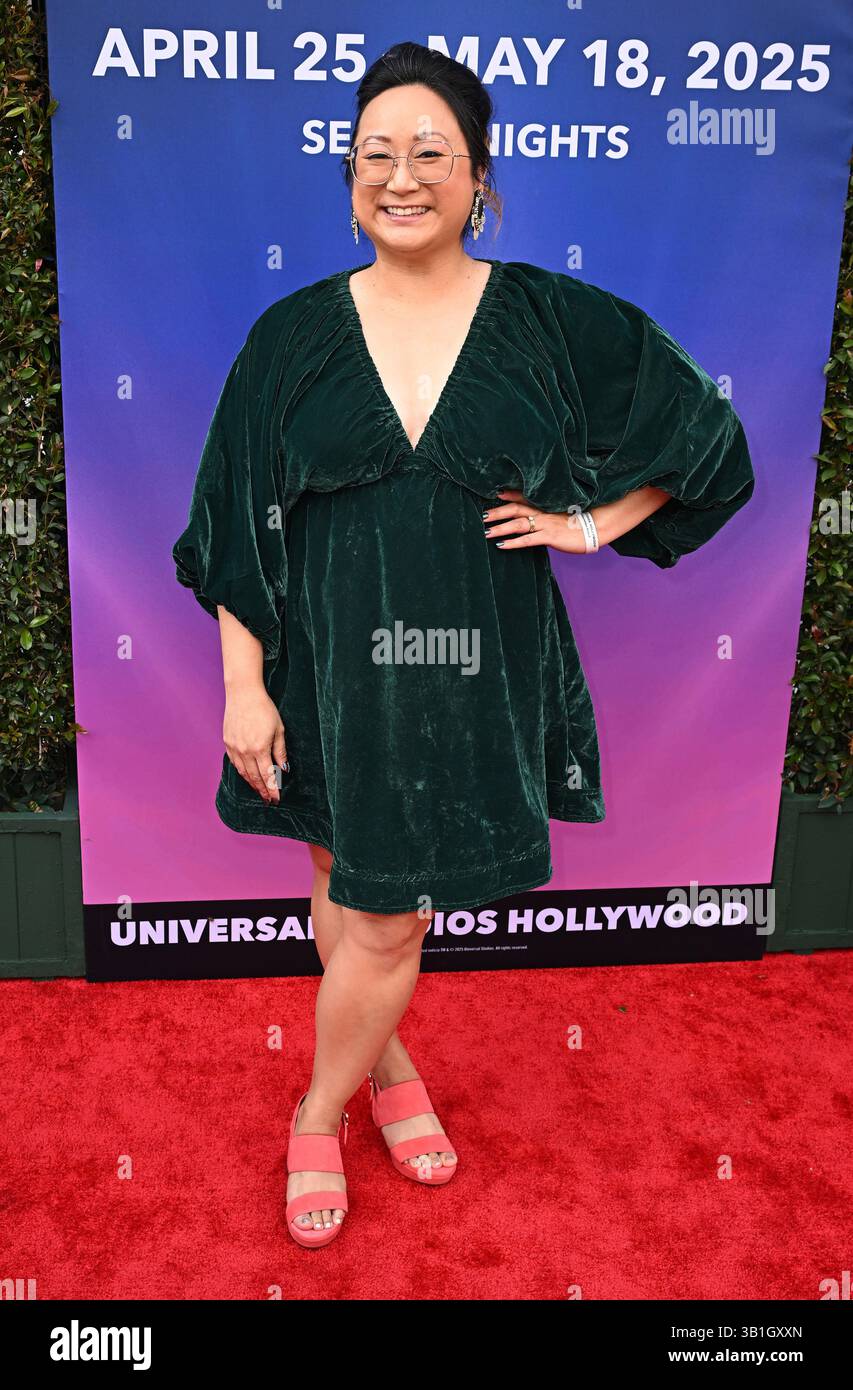 Universal City, USA. 25th Apr, 2025. Anne Yatco arriving at Universal ...