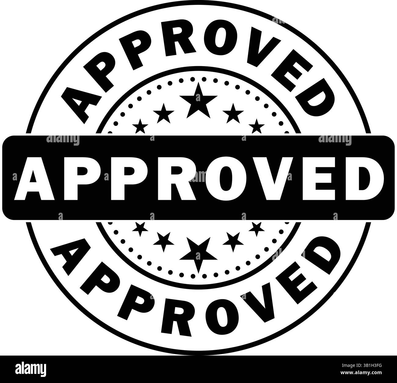 Luxury approval stamp Stock Vector Images - Alamy