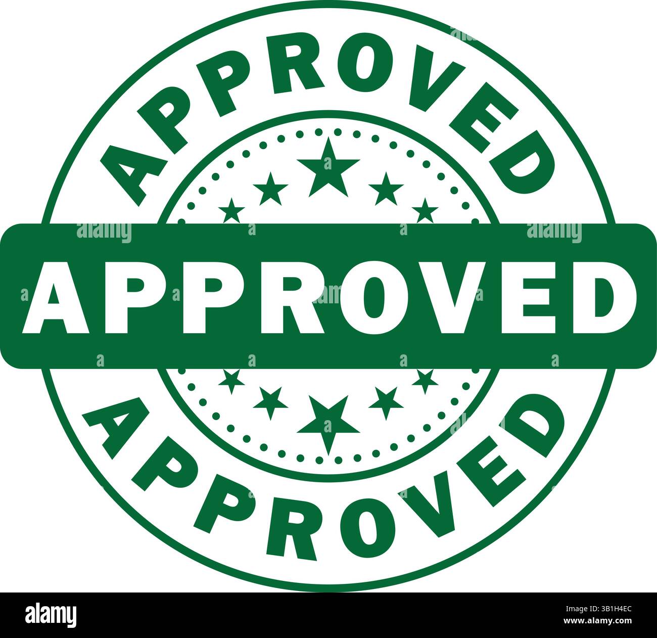 Approved Stamp Seal for Certification and Authorization Stock Vector ...