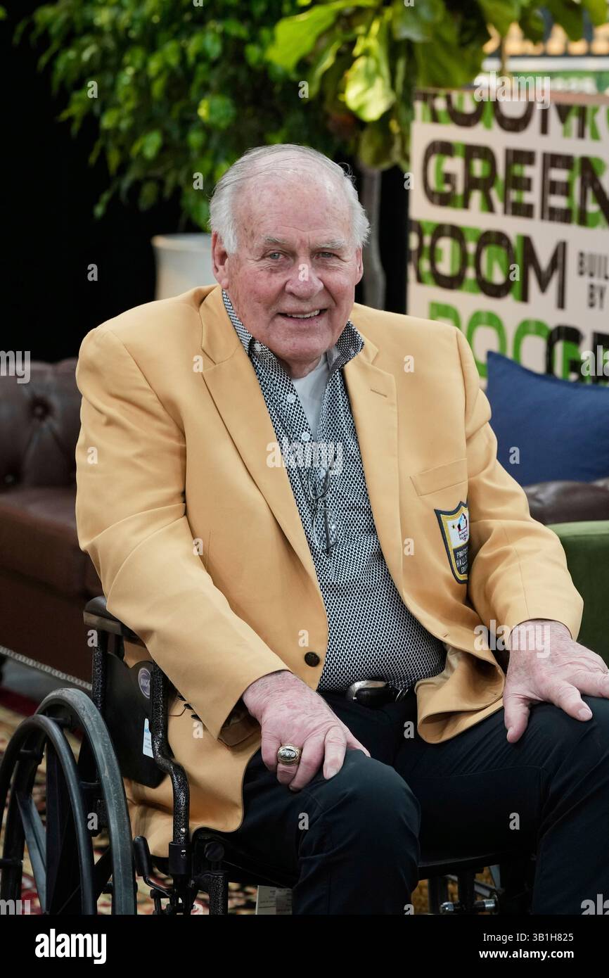 American former football player Jerry Kramer in the green room at the ...