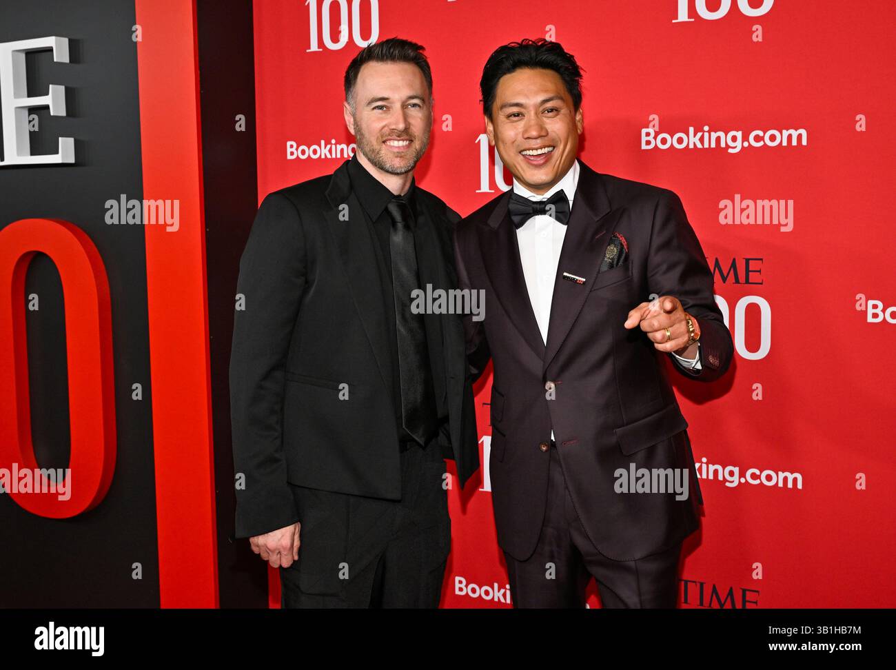 Jon M. Chu, right, and Christopher Scott attend the Time100 Gala ...