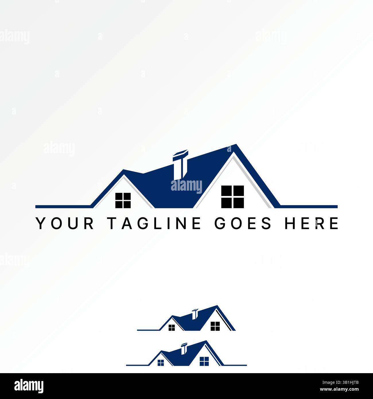 Exterior house gable roof Stock Vector Images - Alamy