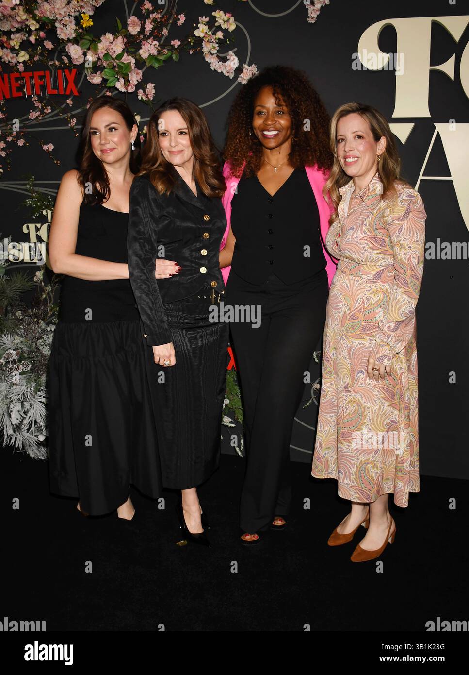 LOS ANGELES, CALIFORNIA - APRIL 24: (L-R) Tacey Wigfield, Tina Fey ...
