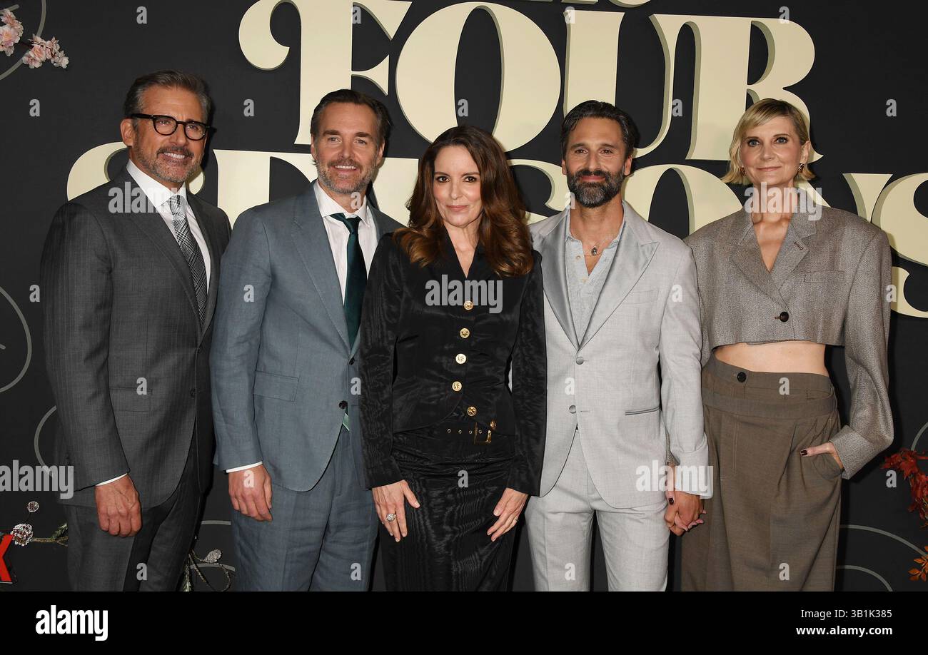 LOS ANGELES, CALIFORNIA - APRIL 24: (L-R) Steve Carell, Will Forte ...
