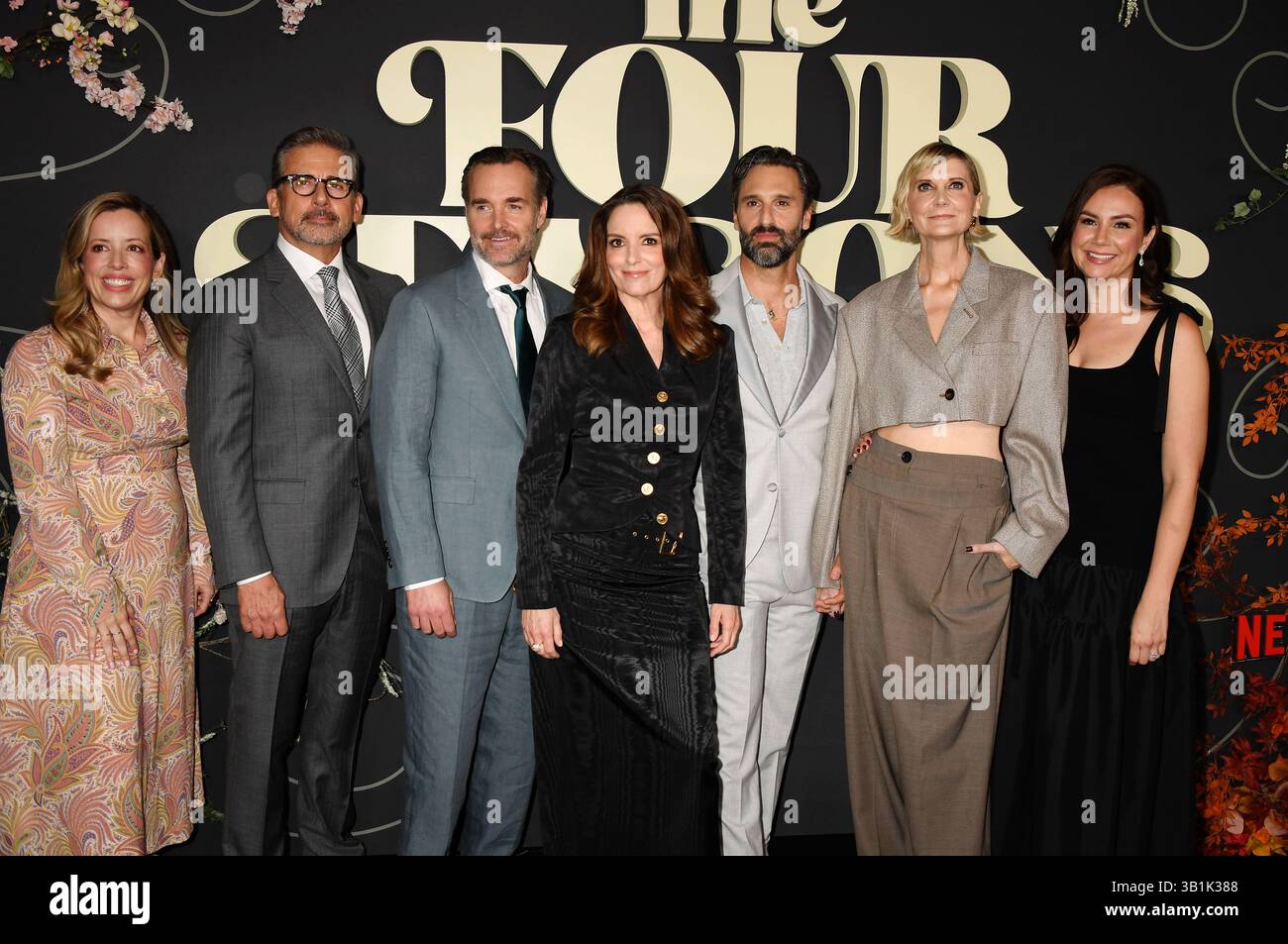 LOS ANGELES, CALIFORNIA - APRIL 24: (L-R) Lang Fisher, Steve Carell ...