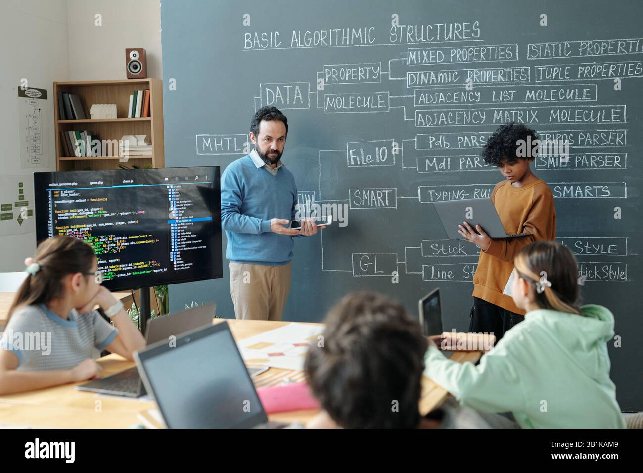 Smartboard classroom hi-res stock photography and images - Alamy