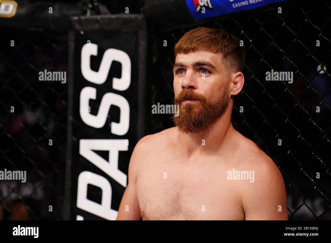 LAS VEGAS, NV - APRIL 25: Kai Kamaka III and Joshua Weems steps in the ...