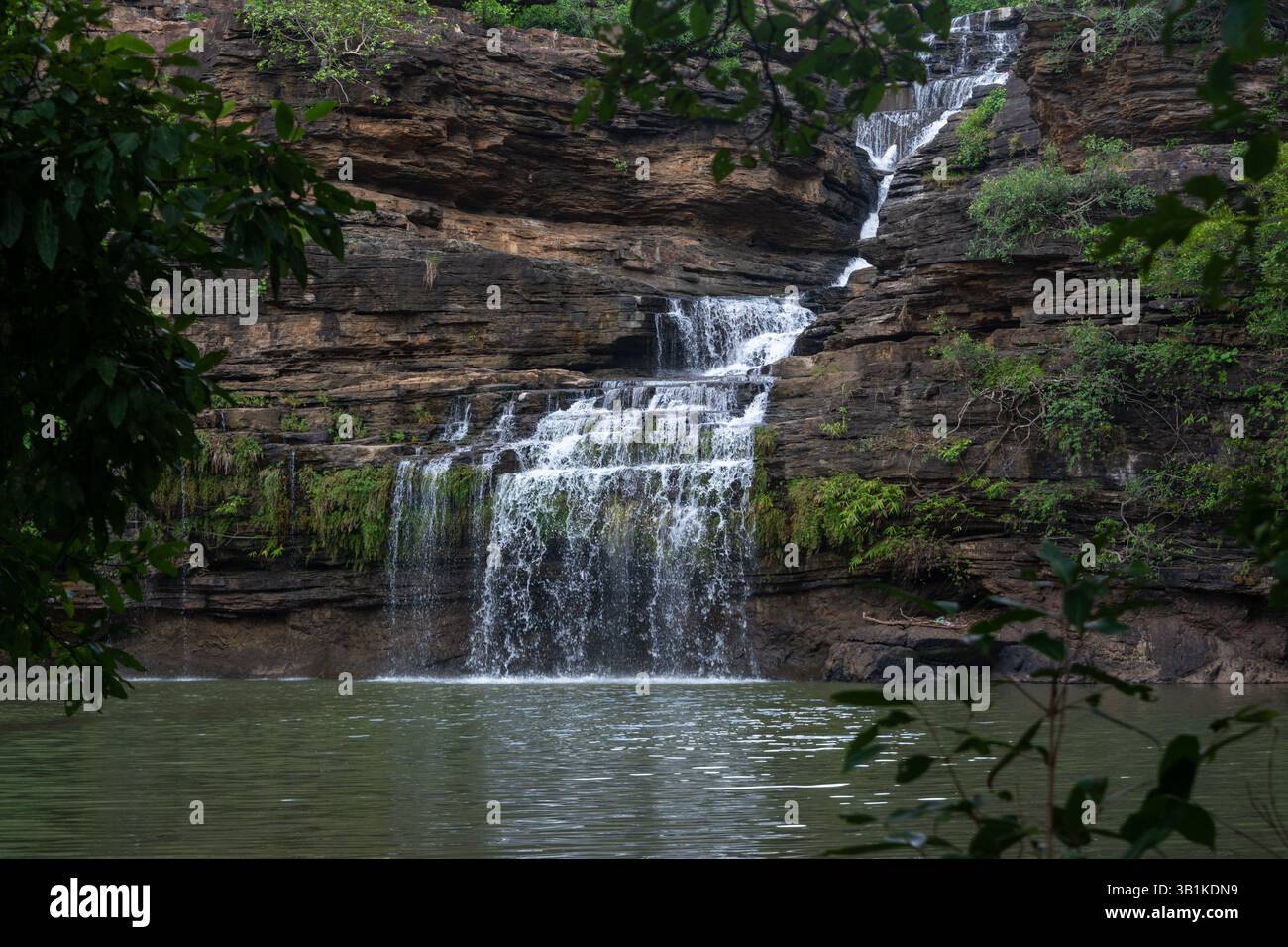 The Pandav Falls is a waterfall in the Panna district in the Indian ...