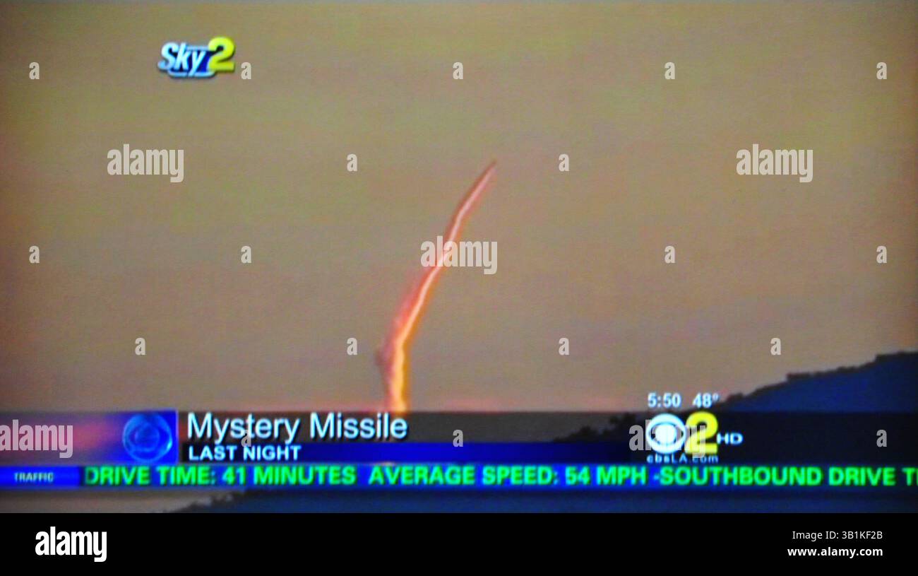 Missiles in sky night hi-res stock photography and images - Alamy