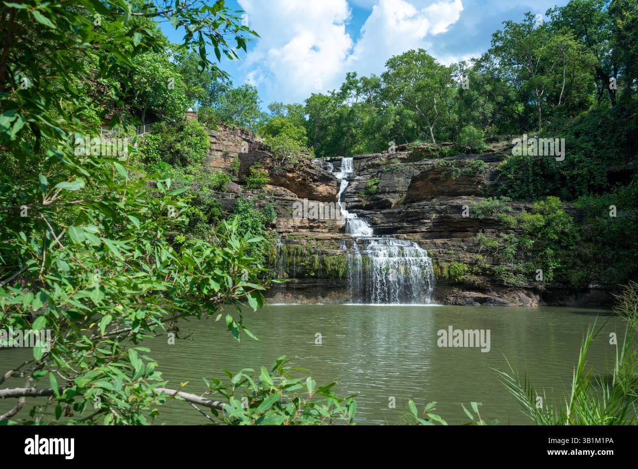 The Pandav Falls is a waterfall in the Panna district in the Indian ...