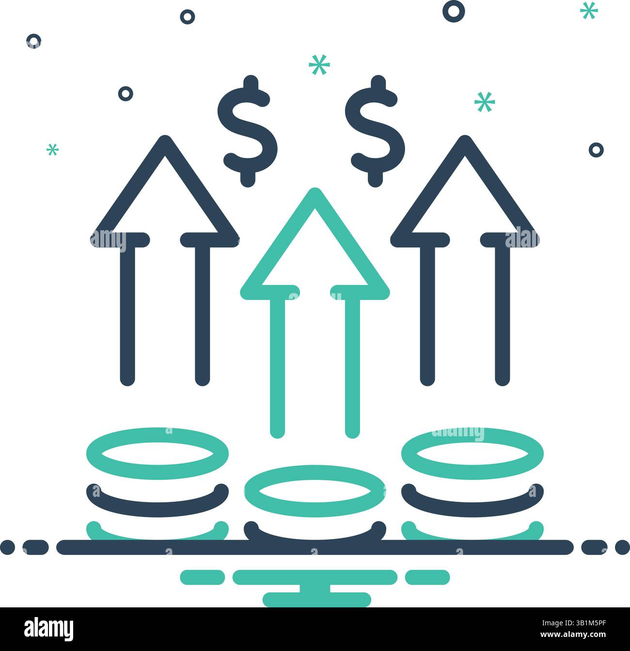 Financial gain Stock Vector Images - Alamy
