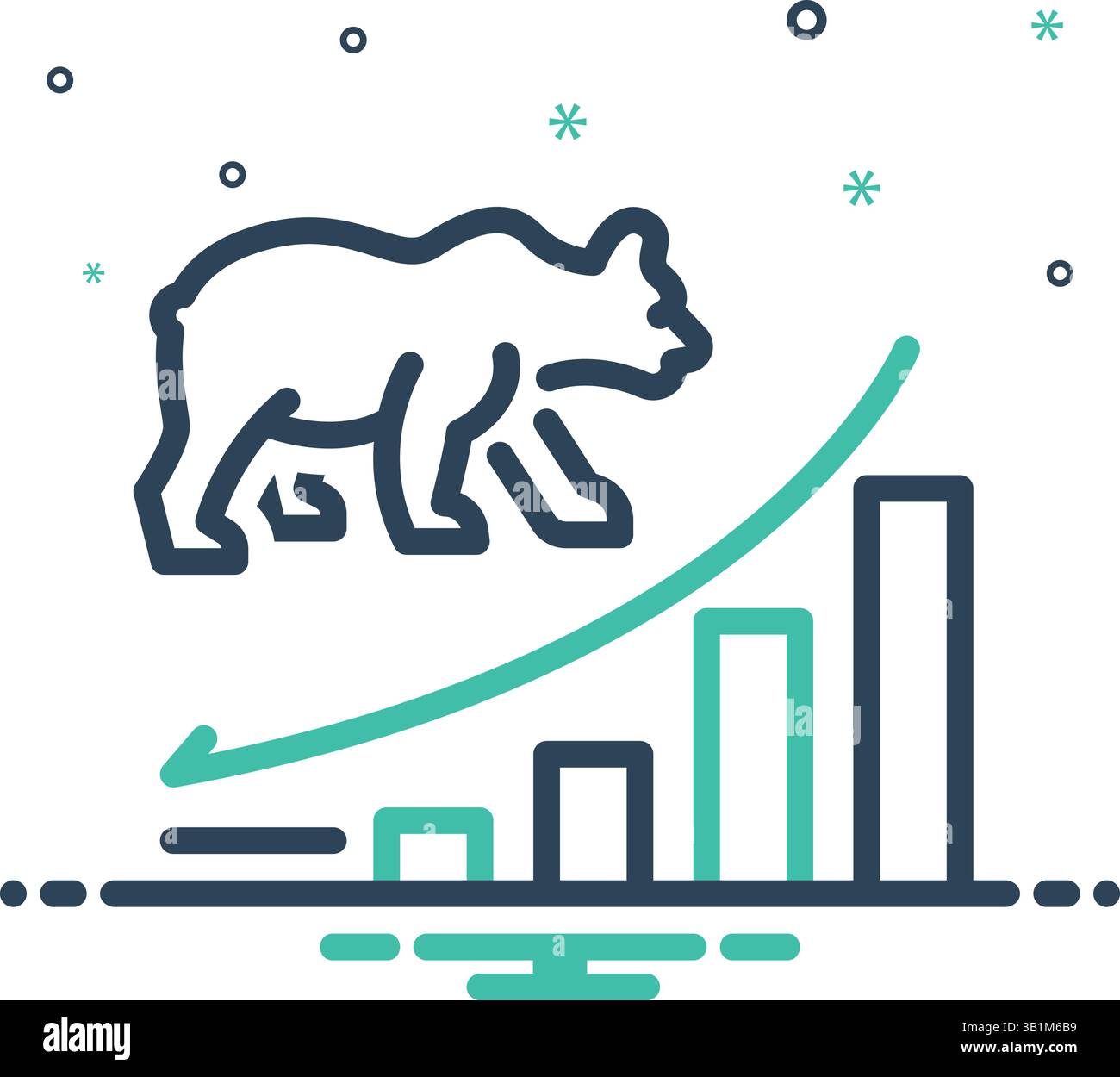 Declining stock market Cut Out Stock Images & Pictures - Alamy