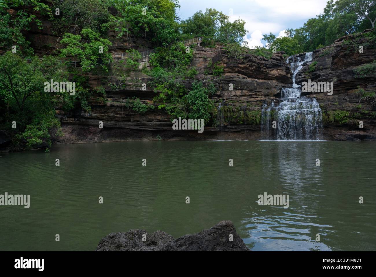 The Pandav Falls is a waterfall in the Panna district in the Indian ...