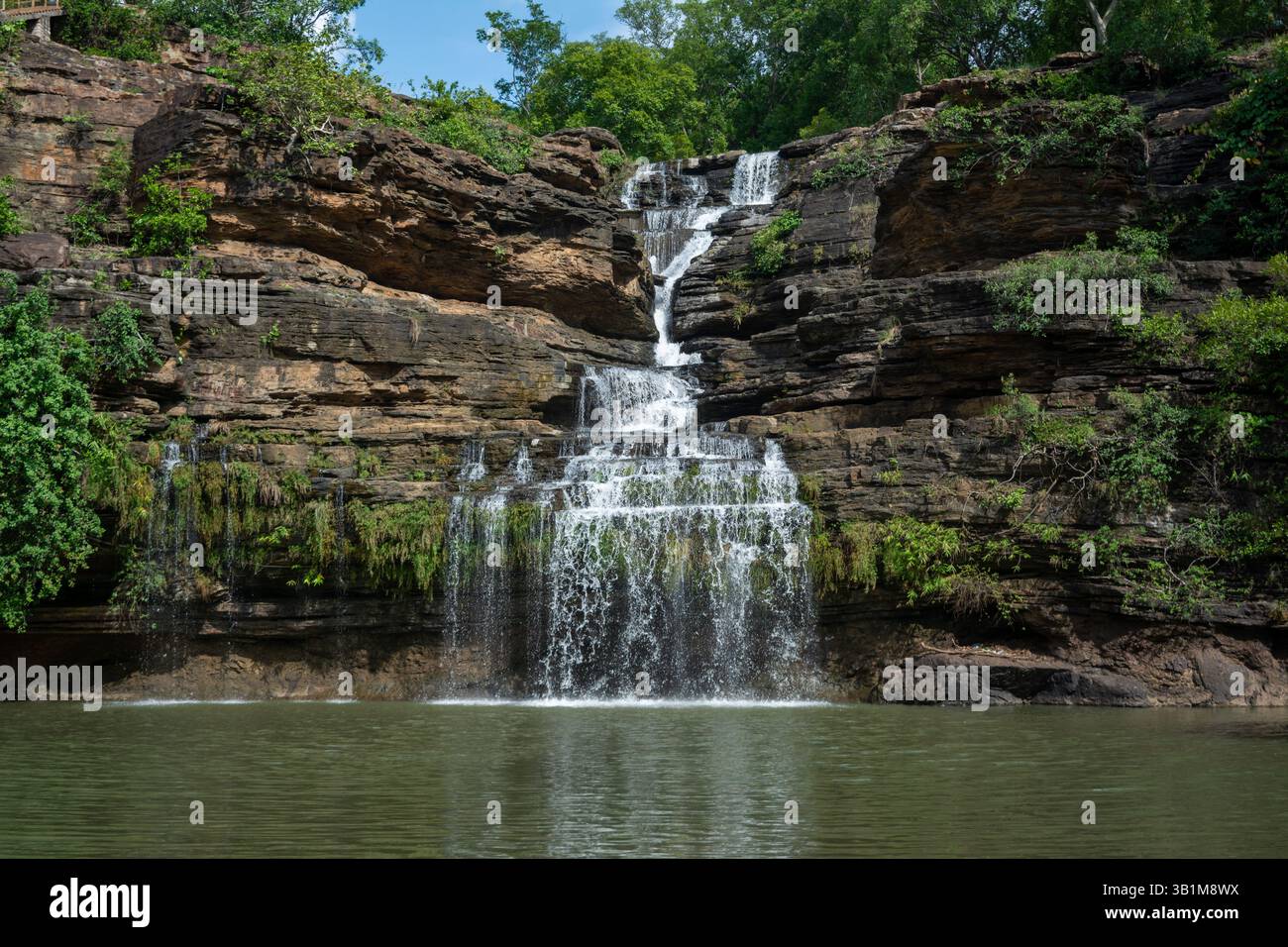The Pandav Falls is a waterfall in the Panna district in the Indian ...