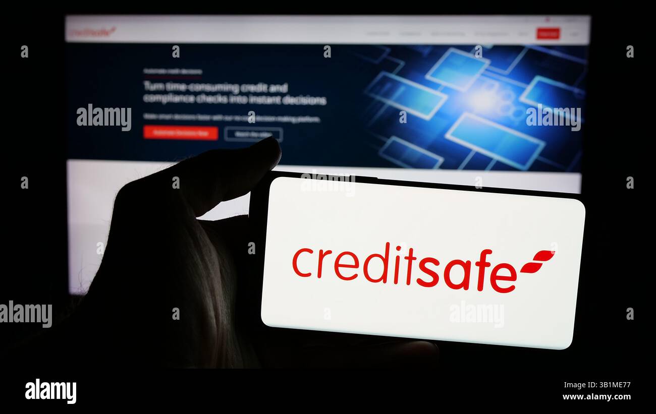 Germany. 24th Mar, 2025. In this photo illustration, a person is ...