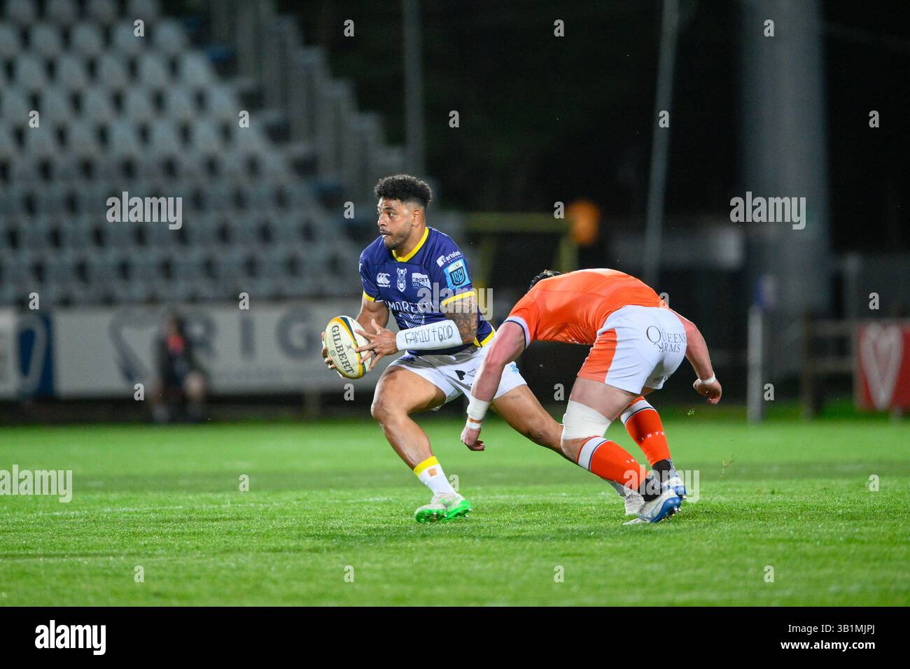 Parma, Italy. 26th Apr, 2025. Fetuli Paea ( Zebre Parma ) during Zebre ...