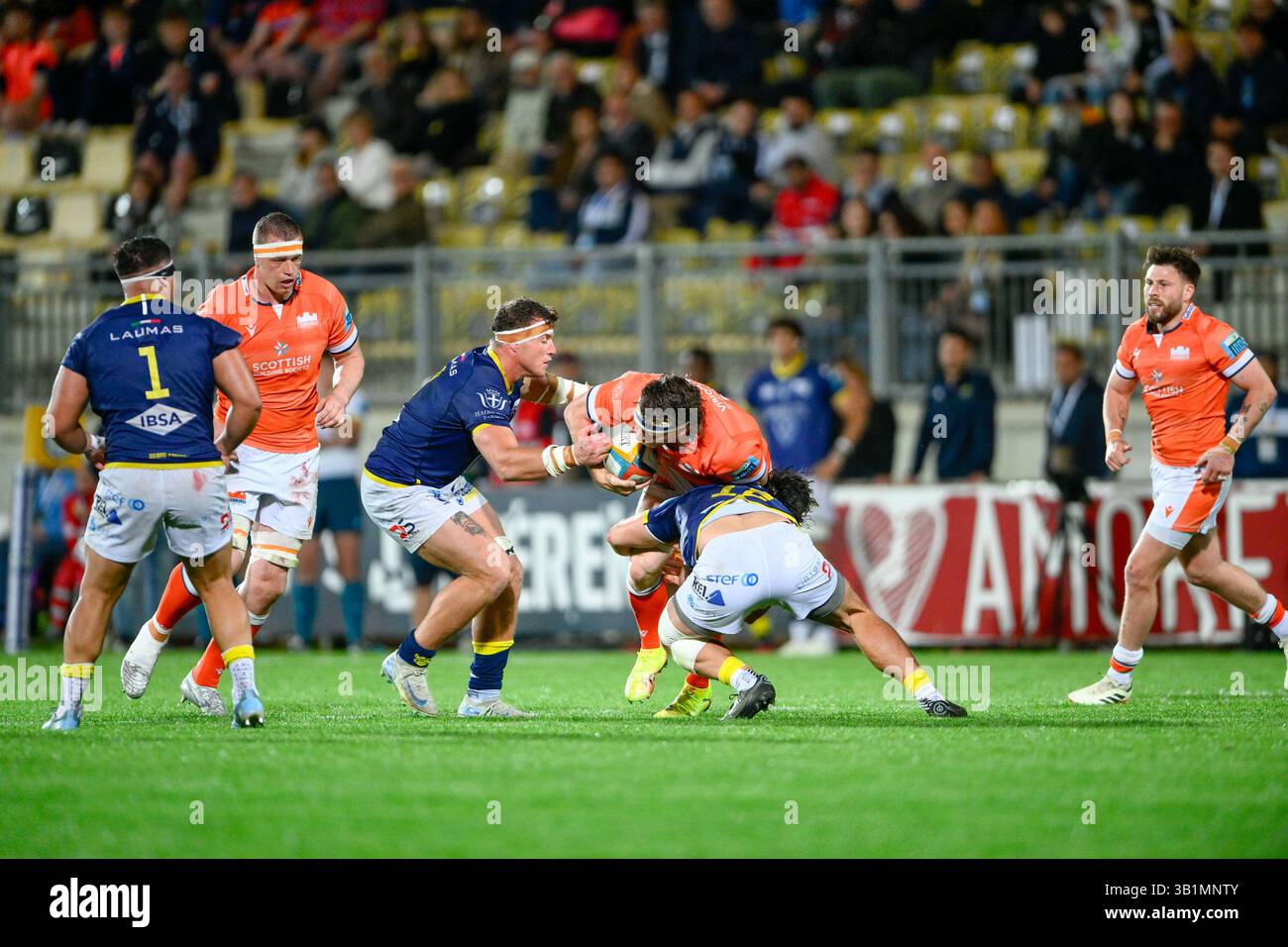 Parma, Italy. 26th Apr, 2025. Hamish Watson ( Edinburgh ) Damiano Mazza ...