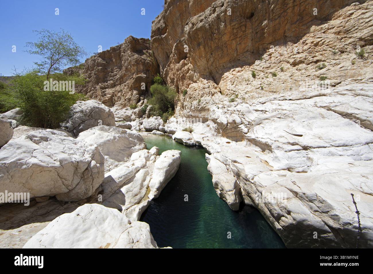Wadi Bani Khalid, Shamal ash-Sharqiyya district, Oman, Asia Stock Photo ...