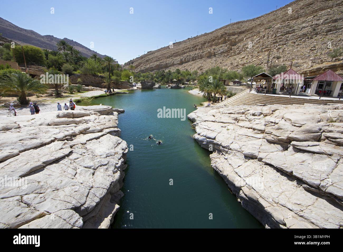Wadi Bani Khalid, Shamal ash-Sharqiyya district, Oman, Asia Stock Photo ...