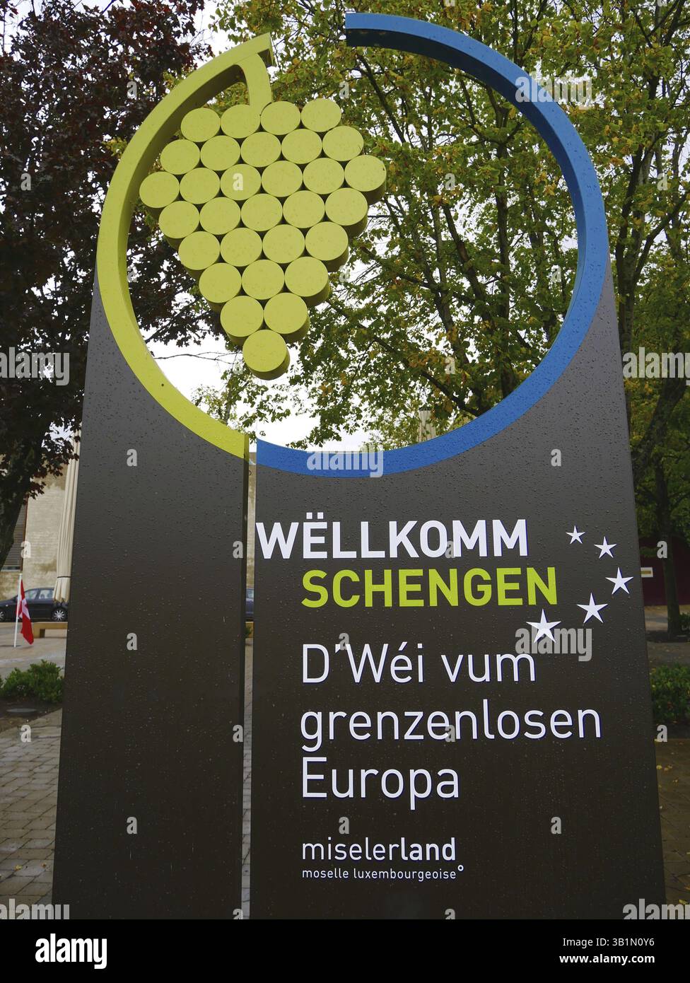 Schengen, a Luxembourg city that made European history Stock Photo - Alamy