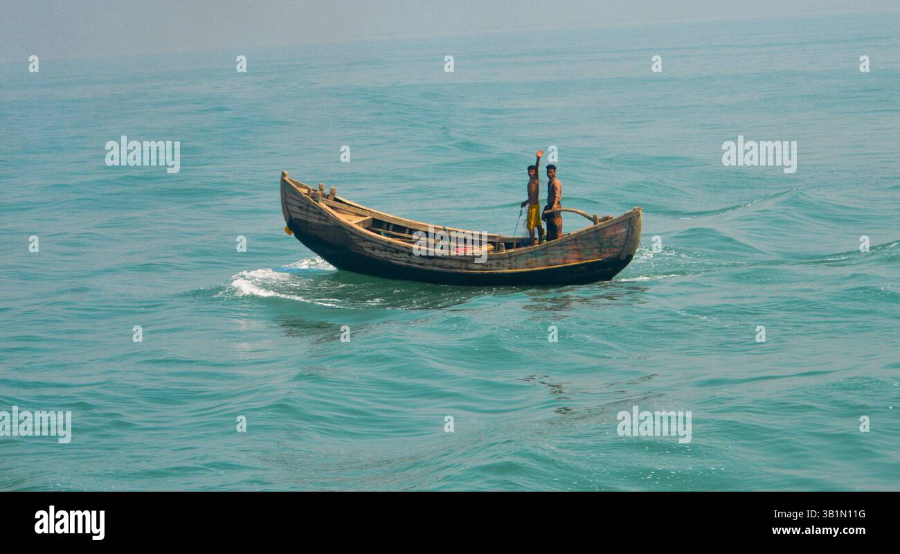Fishing Boats on the Bay of Bengal near Saint Martin's Island ...