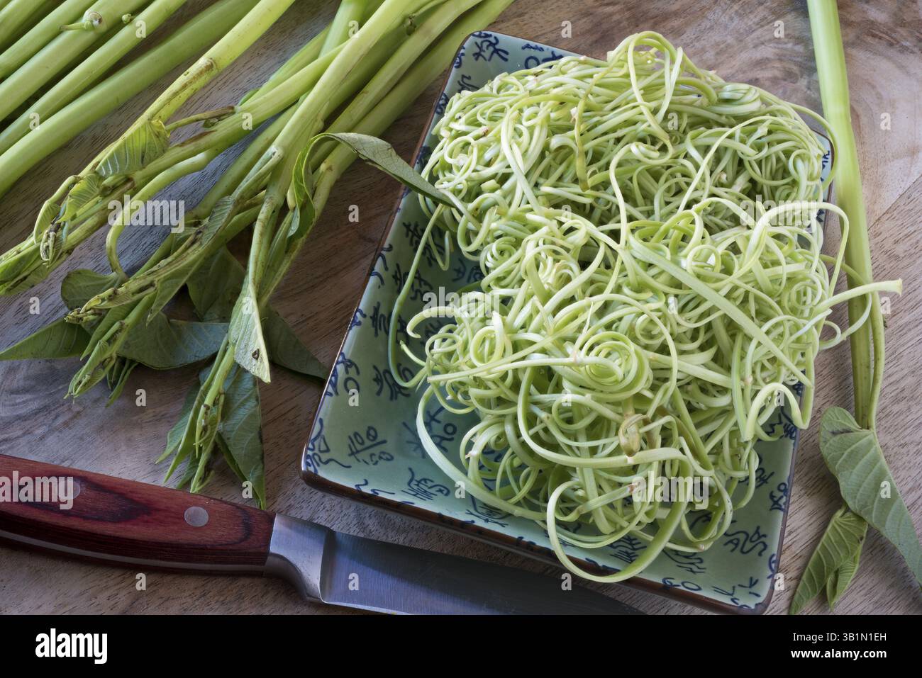 Chinese water spinach Stock Photo - Alamy