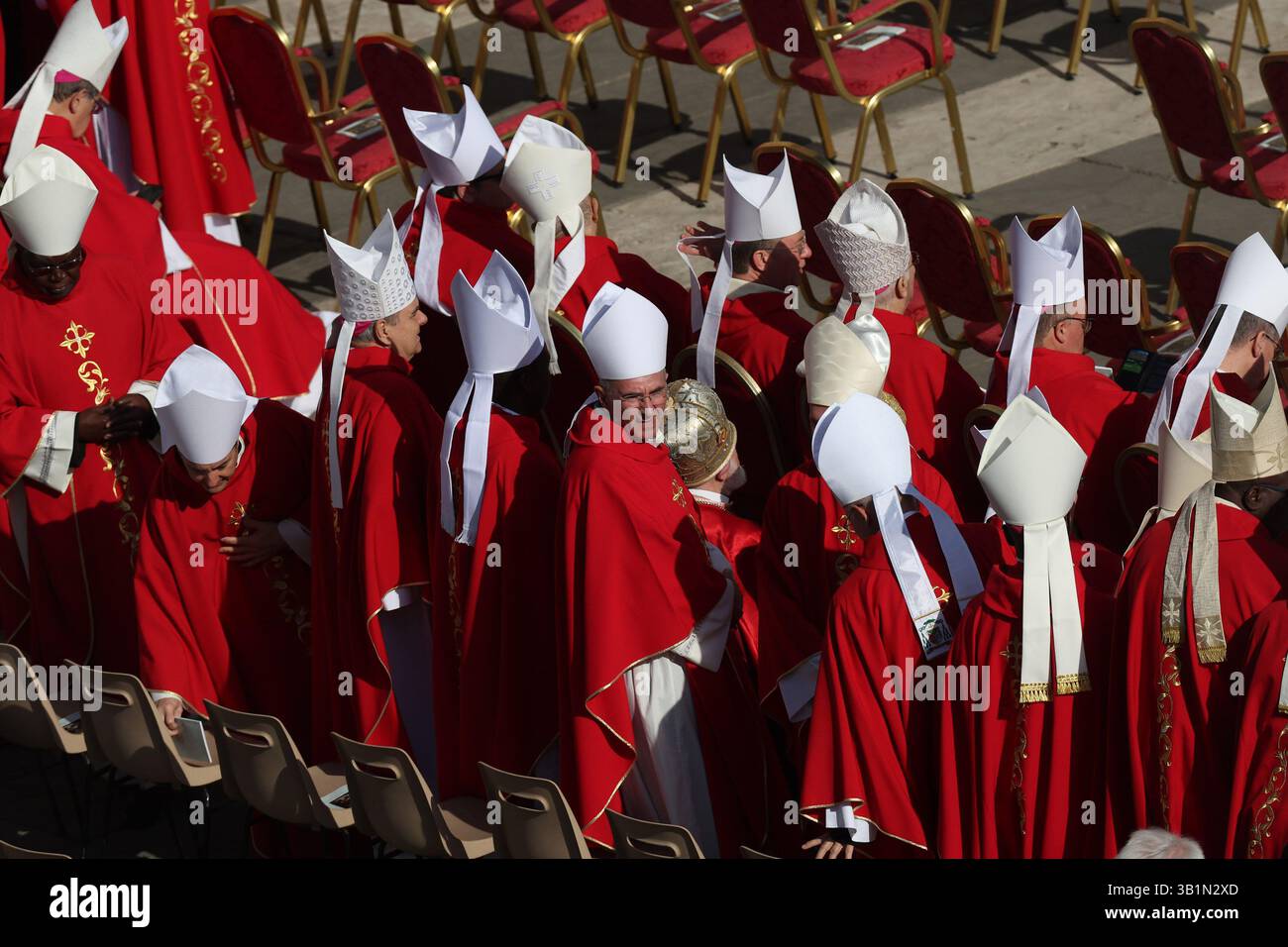 Rome, . 26th Apr, 2025. the Funeral Mass of the Roman Pontiff Francis ...