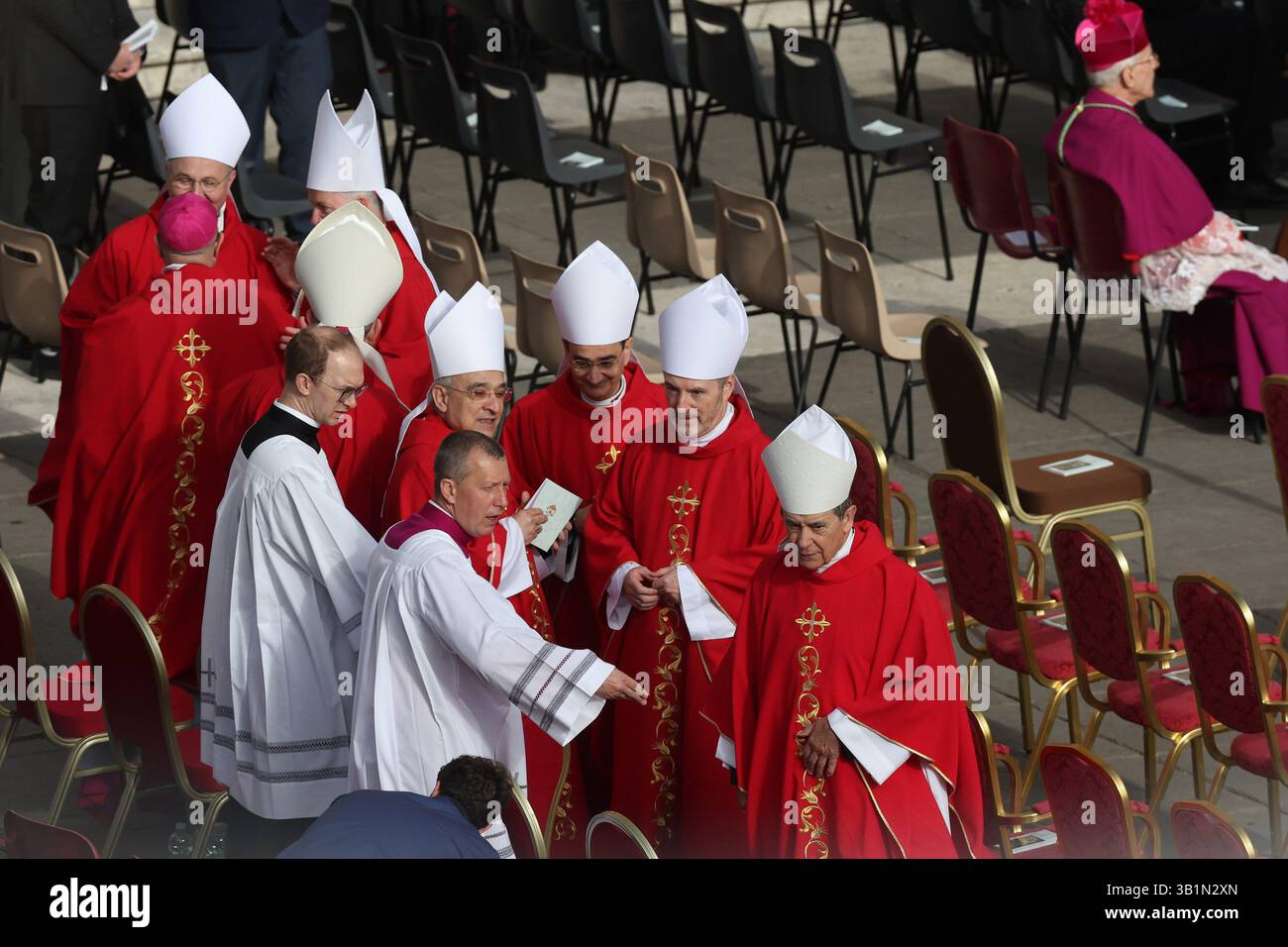 Rome, . 26th Apr, 2025. the Funeral Mass of the Roman Pontiff Francis ...