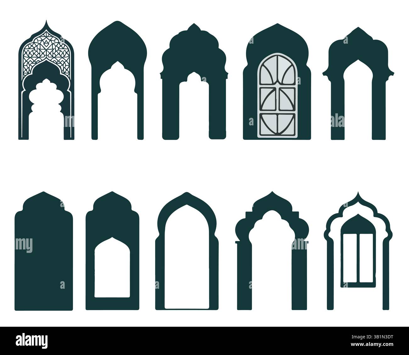 Islamic door vector hi-res stock photography and images - Alamy