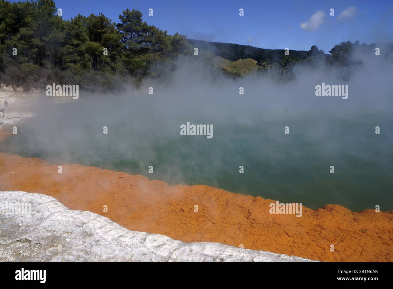 Champagne Pool, Wai-O-Tapu Thermal Wonderland, New Zealand, Oceania ...