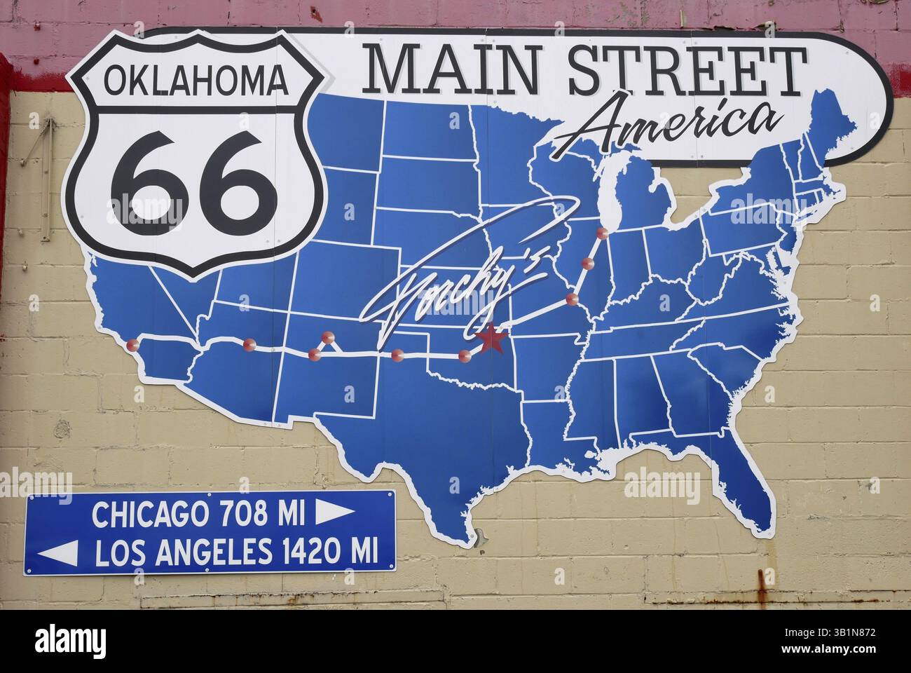 Route 66, Main Street of America Stock Photo - Alamy