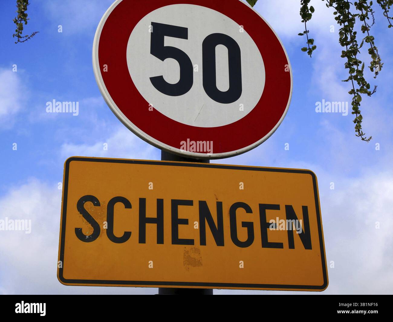 Schengen, a Luxembourg city that made European history Stock Photo - Alamy
