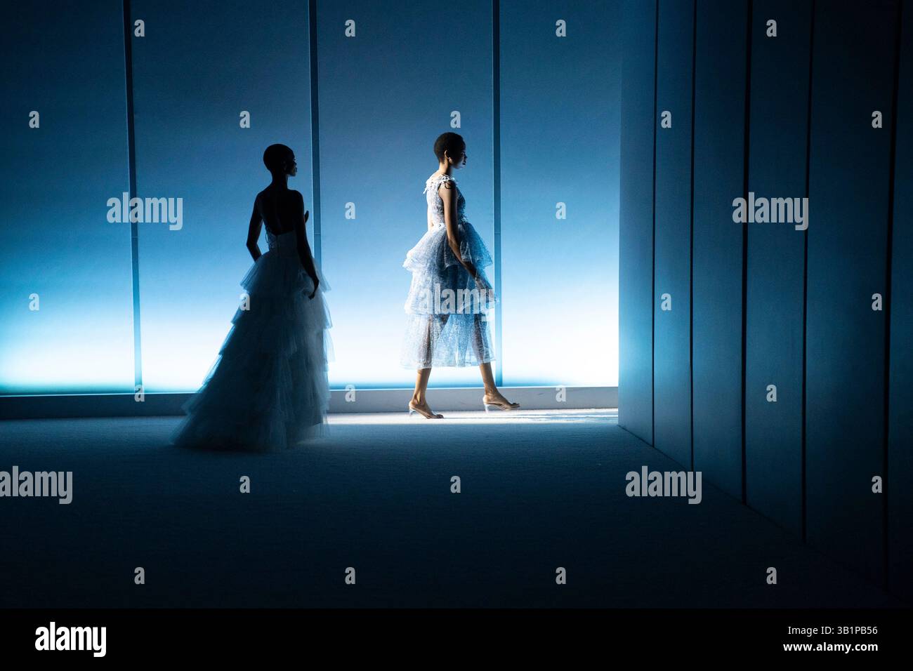 Johannesburg, South Africa. 25th Apr, 2025. Models present creations ...