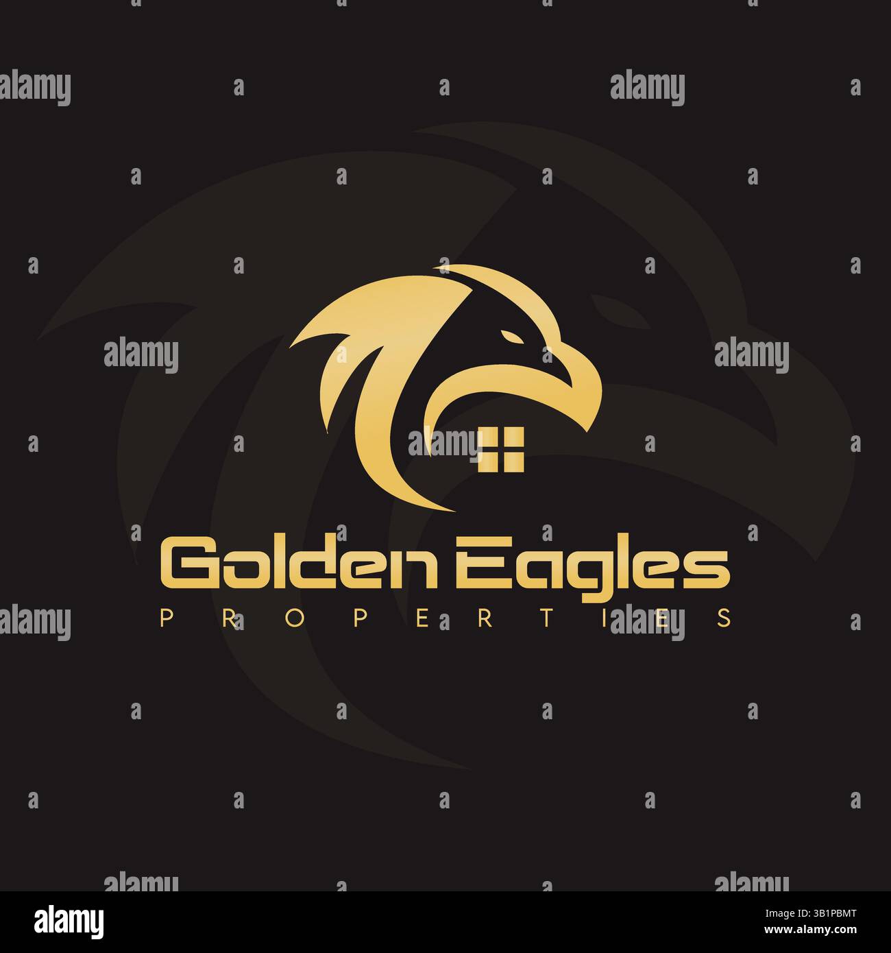 Eagle logo design in vector template Stock Vector Image & Art - Alamy