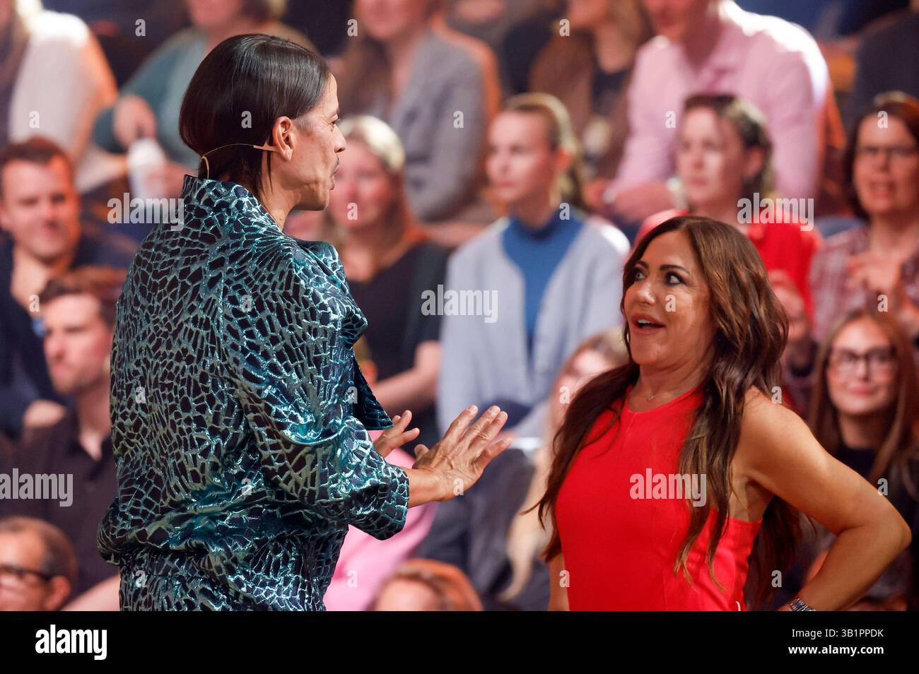 Jorge Gonzalez und Simone Thomalla in der achten Live-Show der 18 ...