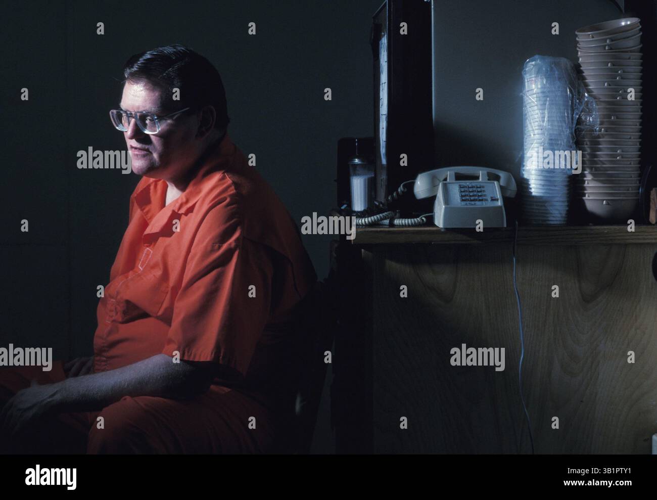 Dec 01, 1993; Wilmington, DE, USA; Inmates waiting for execution on ...