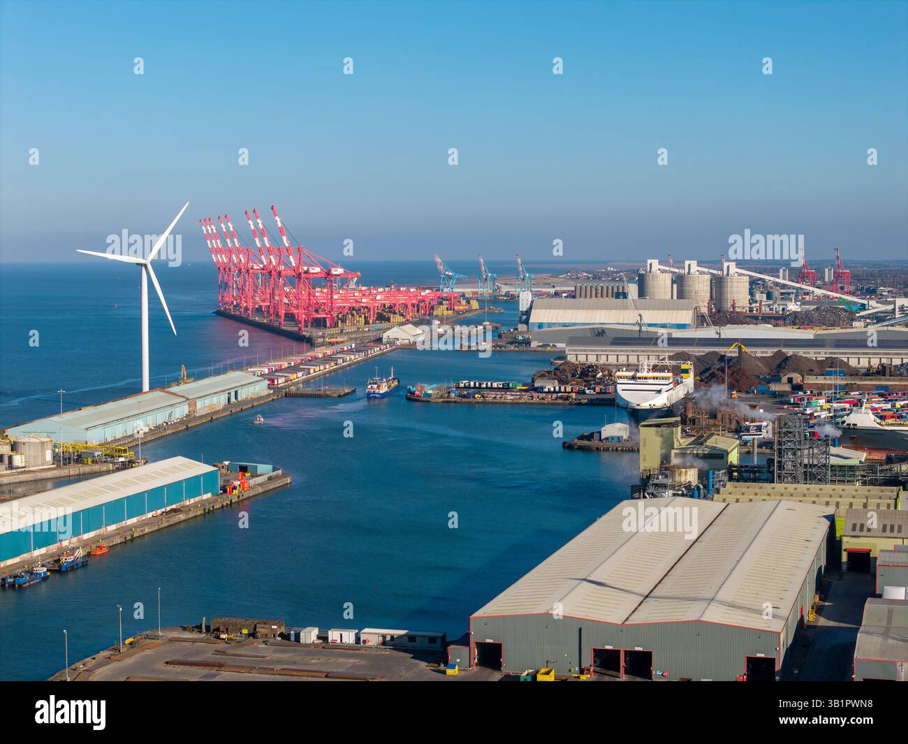 LIVERPOOL, MERSEYSIDE, ENGLAND - APRIL 06, 2025: Liverpool Docks and ...