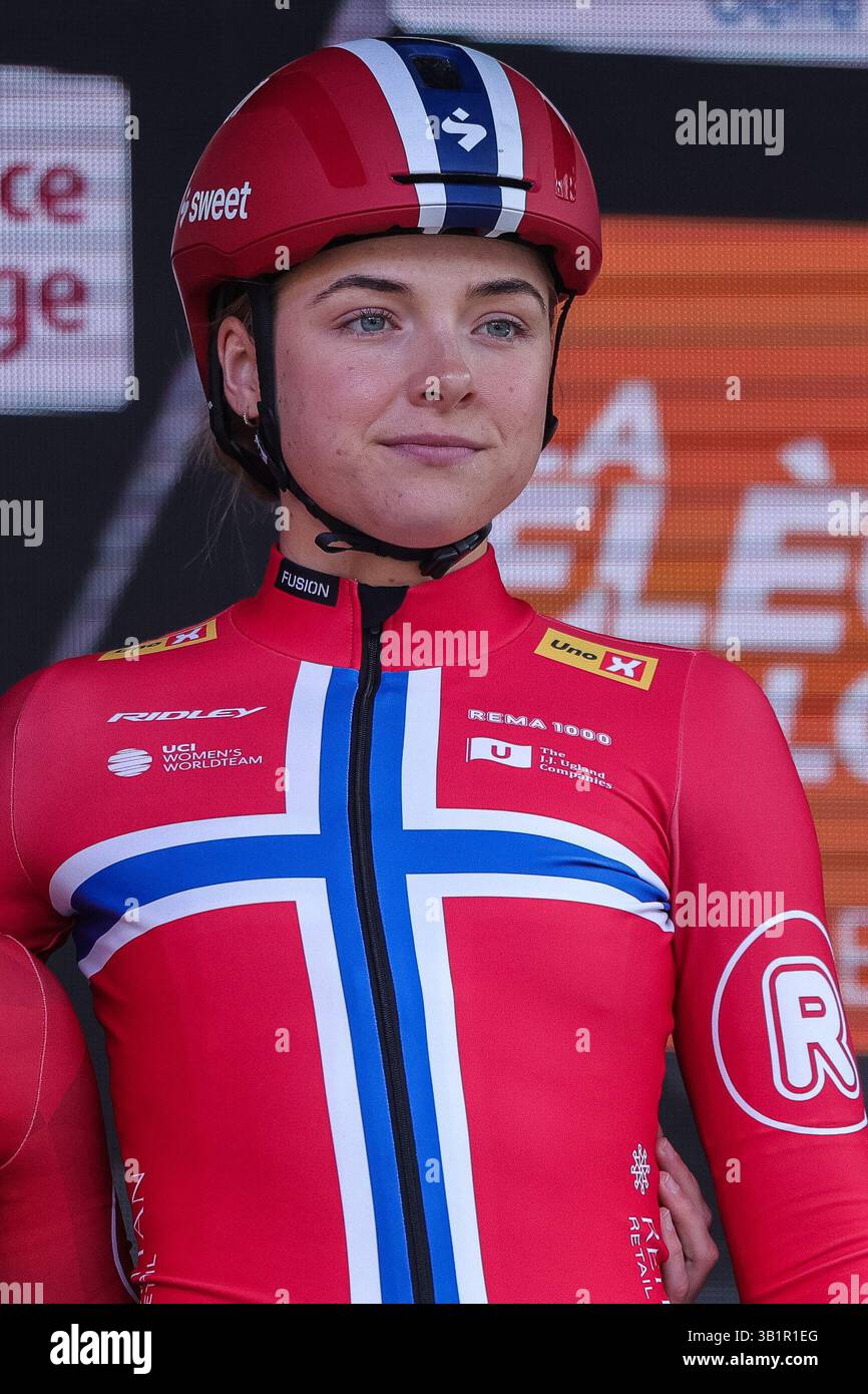 Radsport UCI World Tour Women Elite La Fleche Wallonne Femmes am 23.04. ...