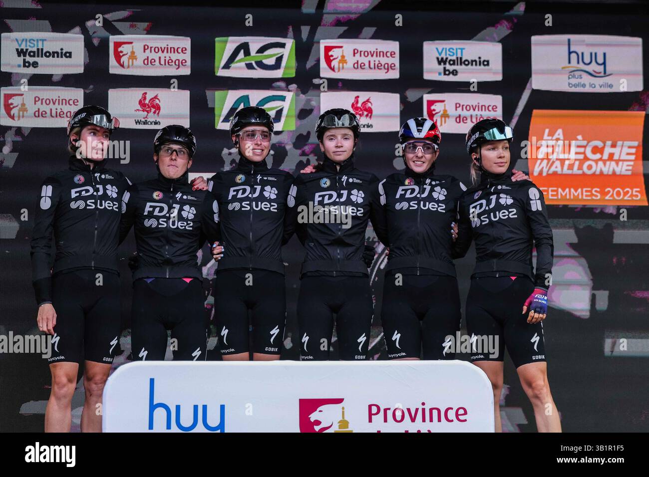 Radsport UCI World Tour Women Elite La Fleche Wallonne Femmes am 23.04.2025 in Huy Teamfoto ...