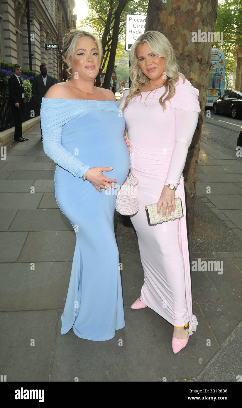 London, UK. 25th Apr, 2025. Megan Bacon-Evans and Whitney Bacon-Evans ...